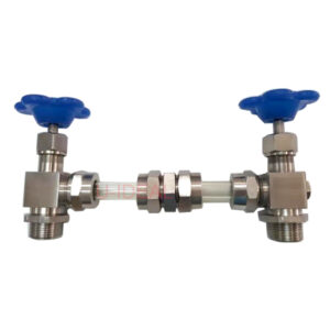 Small type glass tube level gauge connector | level gauge